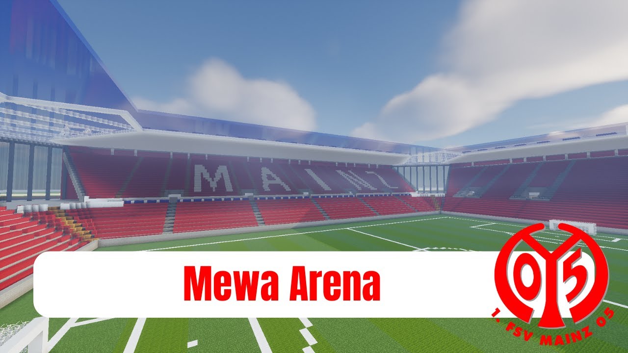 Minecraft Mewa Arena (1. FSV Mainz 05) +DOWNLOAD | aKsBuilds - YouTube