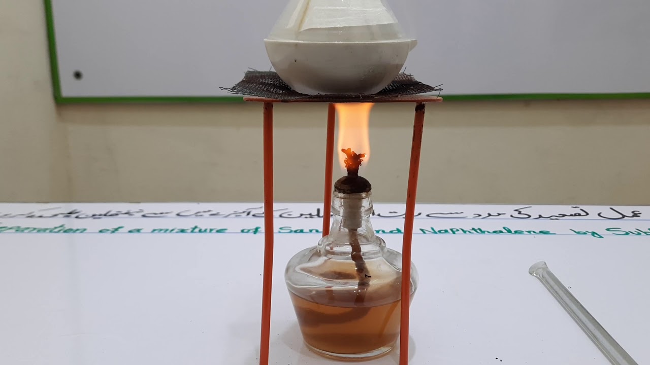 Sublimation Of Naphthalene