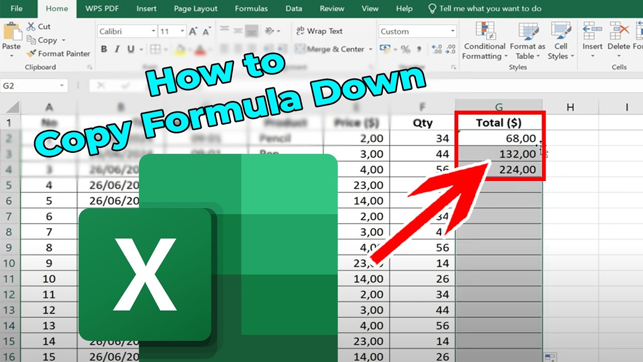 How To Copy Formula Down In Excel YouTube How To Copy Formula Down In Excel YouTube