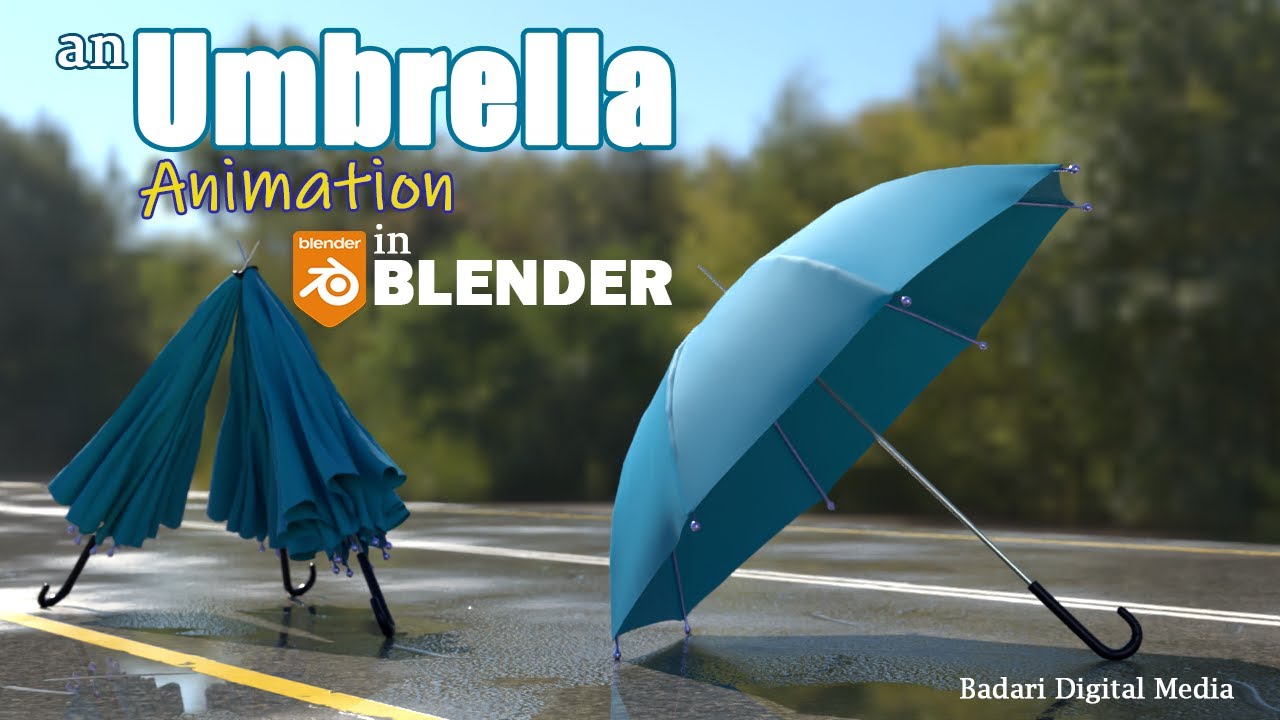 An Umbrella Animation | Blender Short Animation - YouTube