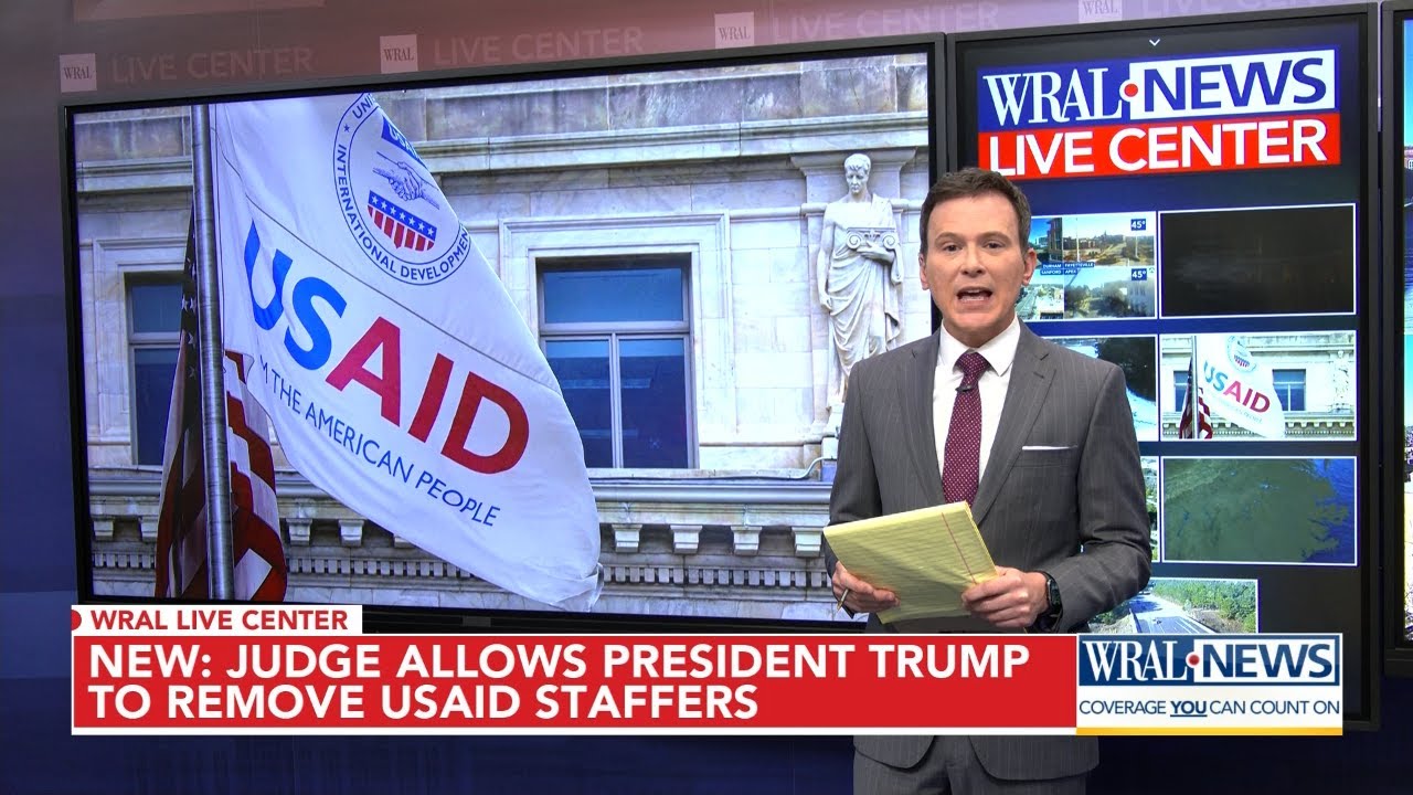 Judge allows President Trump to remove ASAID staffers - YouTube