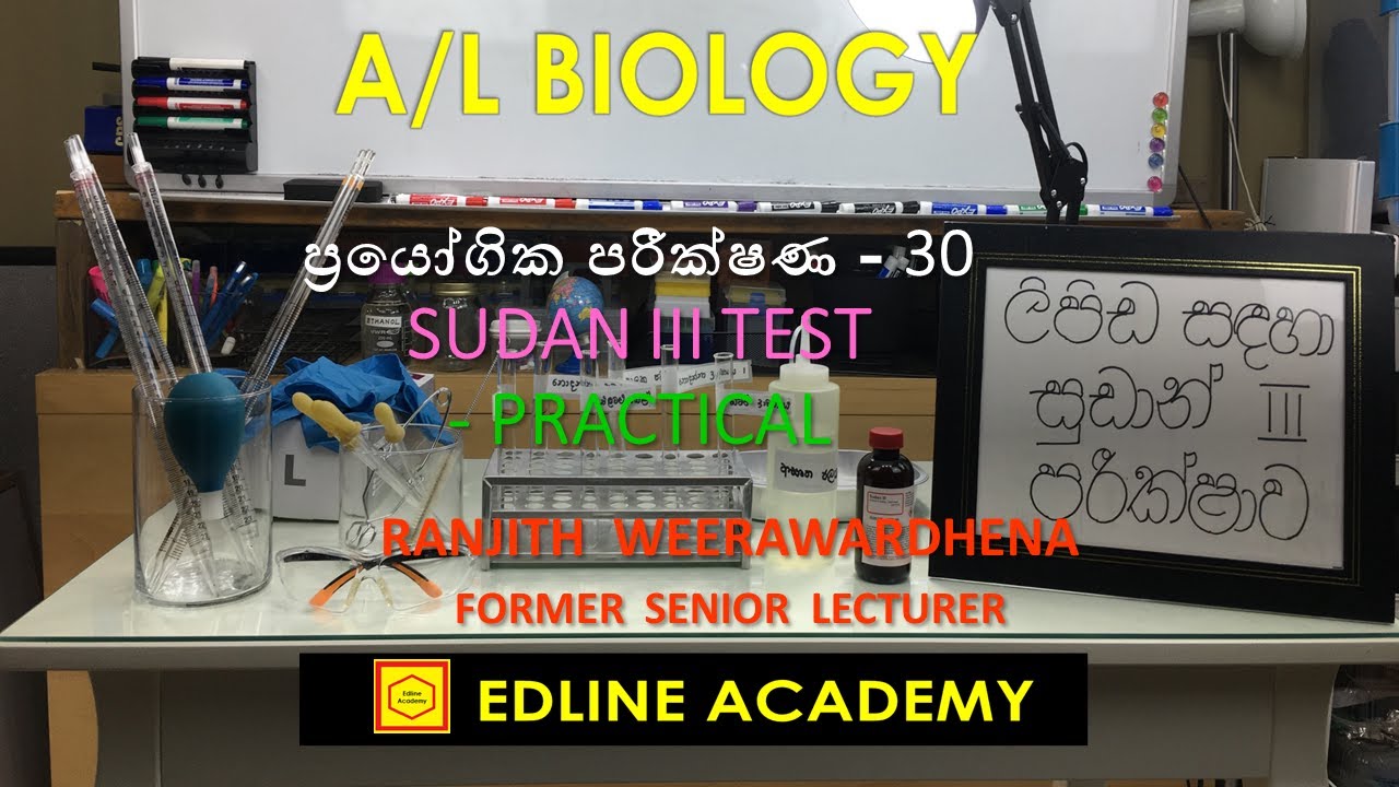 Sudan III Test - Practical Part 1. Advanced Level Biology Sinhala ...