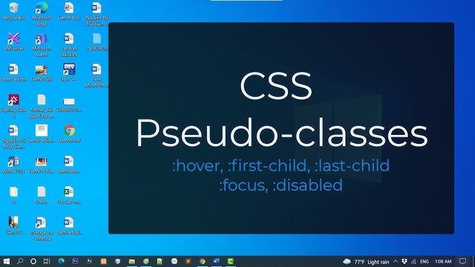 Pseudo Class trong CSS: Khám Phá Toàn Diện và Cách Sử Dụng Hiệu Quả