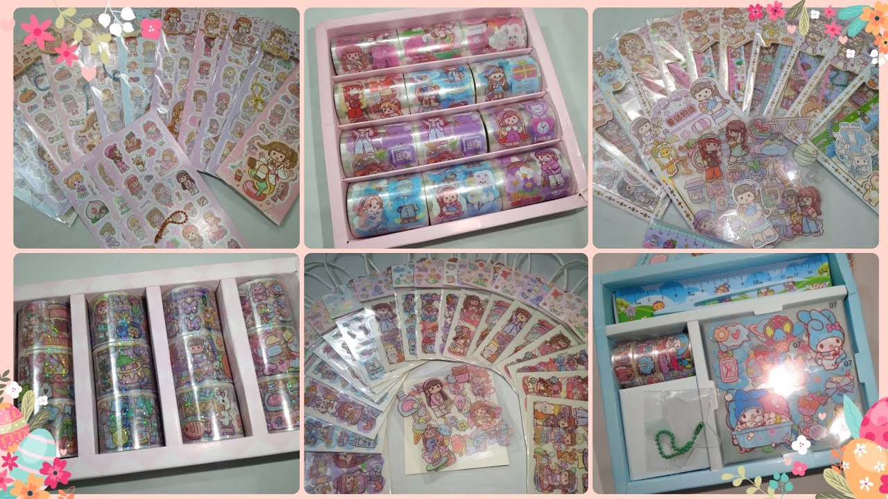New Cute & Beautiful Different Types Of Sticker Set Collections With ...