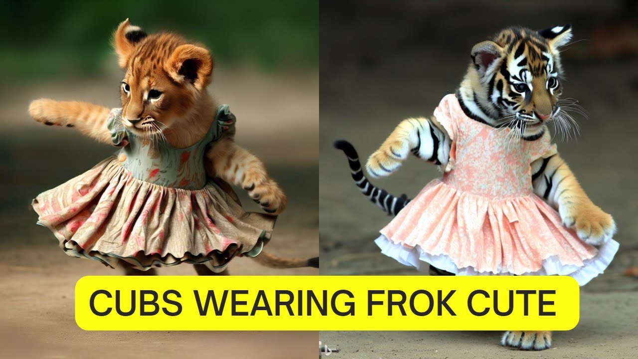 CUTE ANIMAL CUBS IN FROK - YouTube