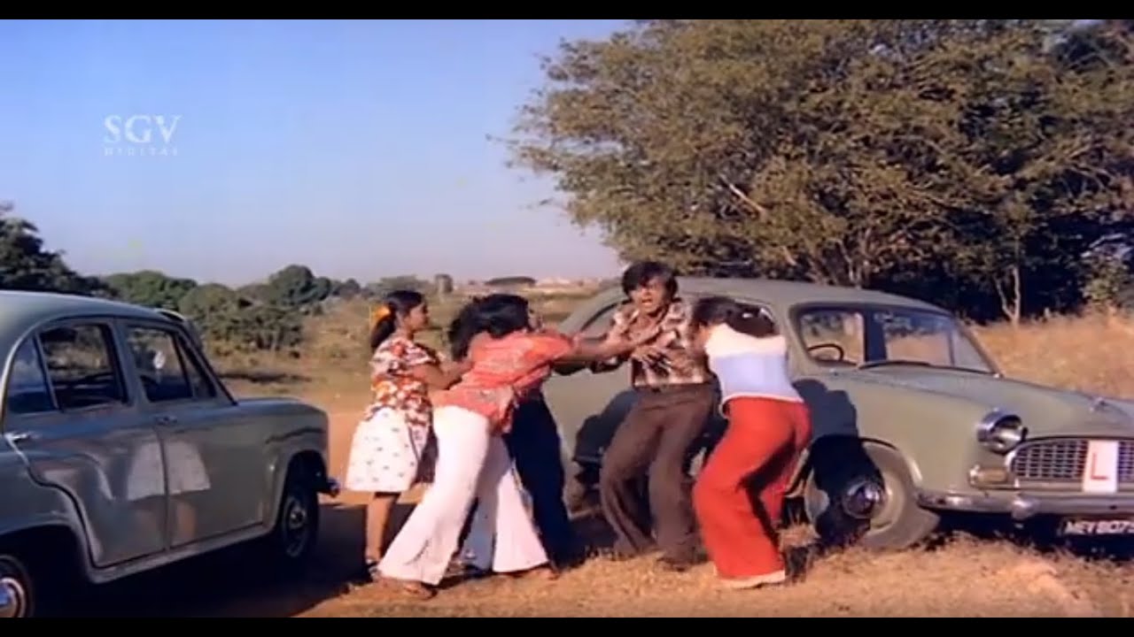 Girls Gang Kidnapped Psycho Sundar Krishna Urs | Moogana Sedu Kannada ...