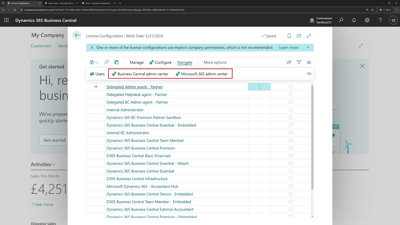 Business Central short: Open BC Admin Center and M365 Admin Center from ...