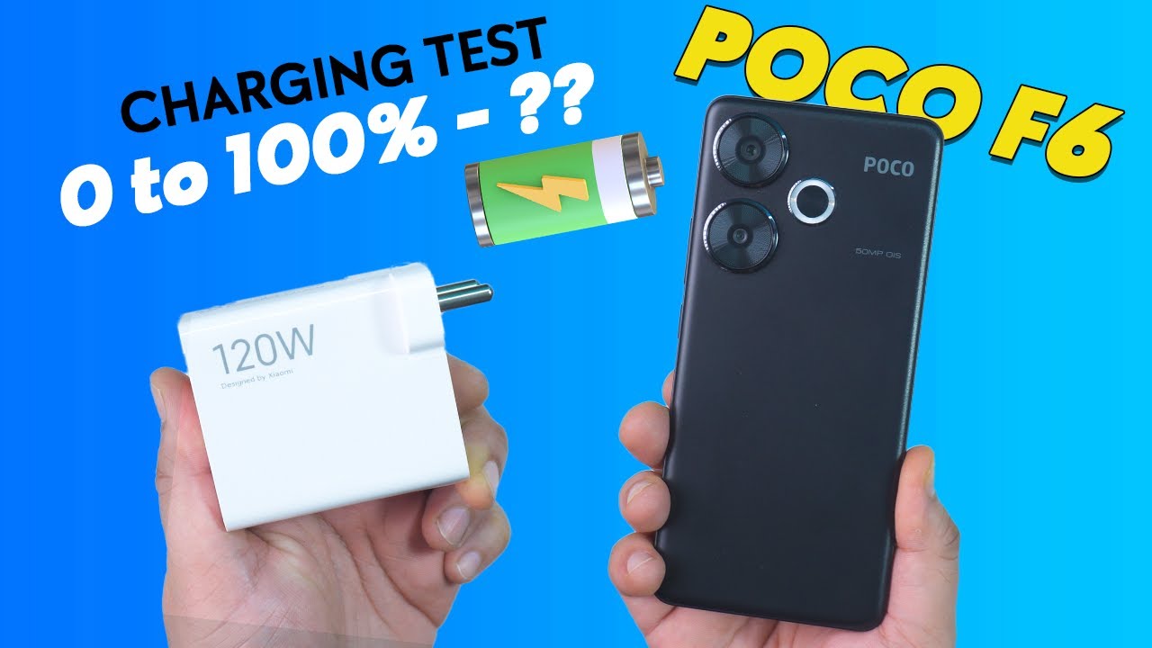 POCO F6 Charging Test: The Results Will Shock You⚡ FAIL 120W !!! (Hindi ...