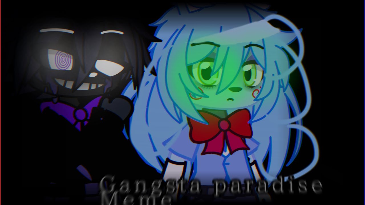 Gangsta paradise meme fnaf feat.shadow Bonnie & toy Bonnie *Au* fnaf2 ...