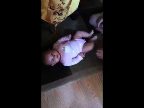 Daddy Tickling Baby Alexis