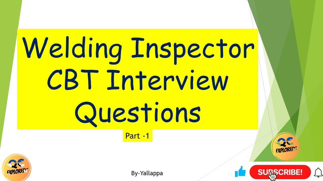 Cracking the Welding Inspector CBT: Nail Your Interview with These ...