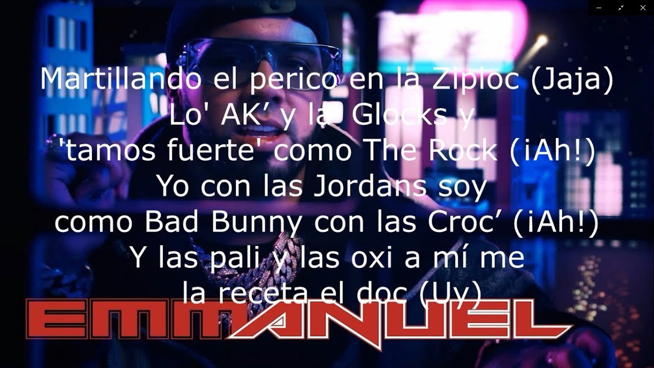 Antes y Después (LETRAS / LYRICS) Anuel AA, Kendo Kaponi, Yandel - YouTube