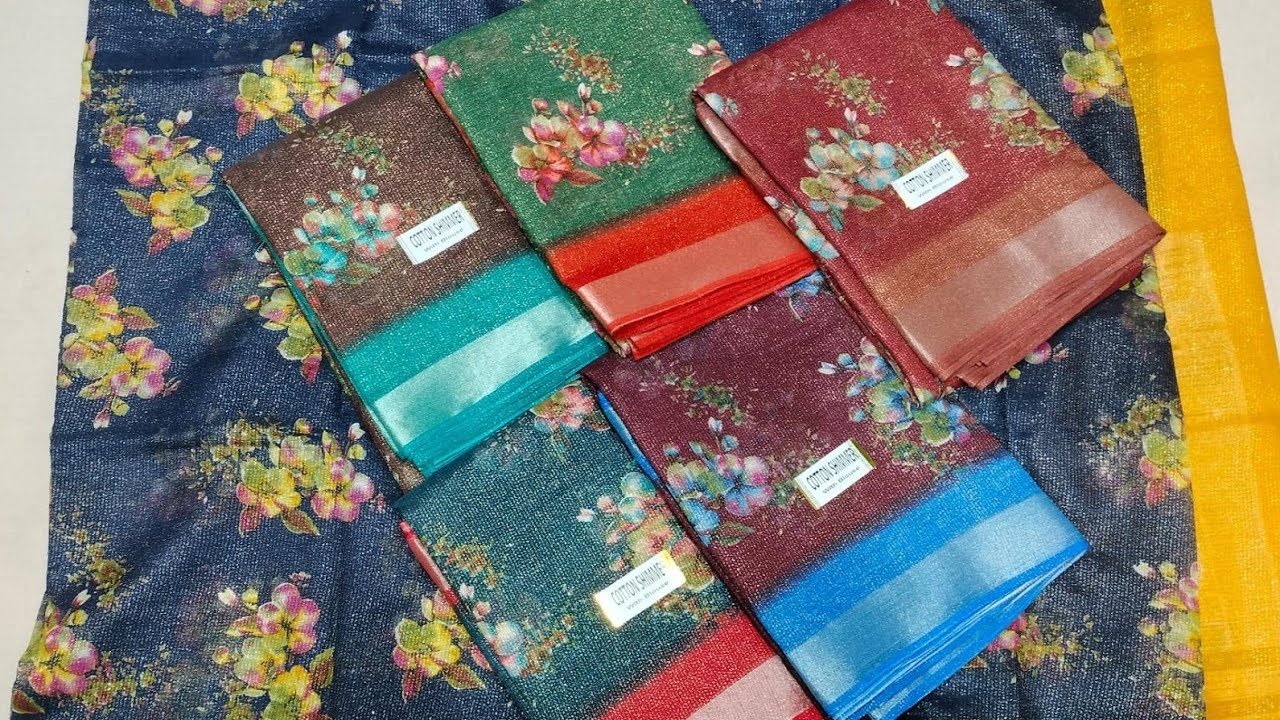 Apple silk sarees - YouTube