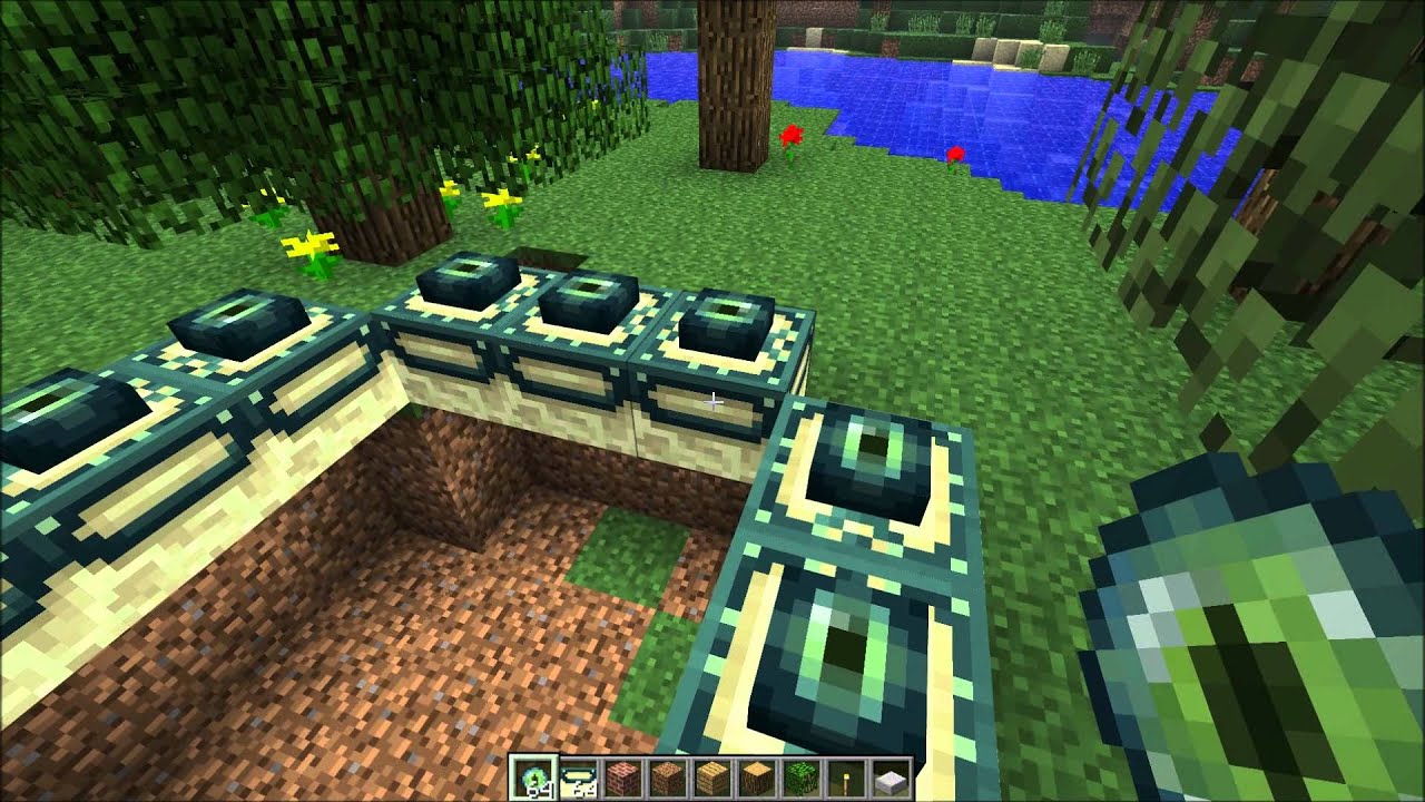 Minecraft - How to enter Ender Wolrld - YouTube