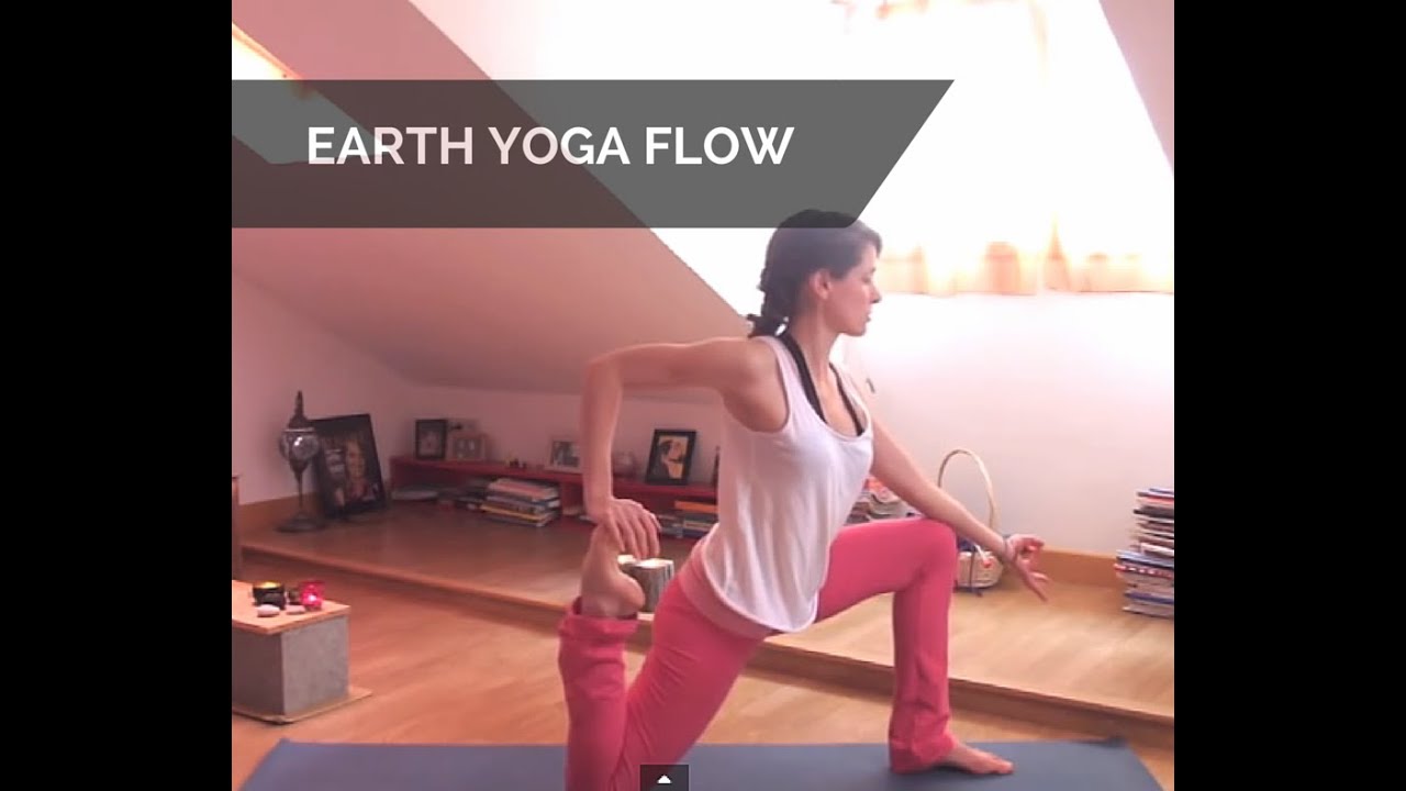 Earth Yoga Flow | get calm & grounded - YouTube