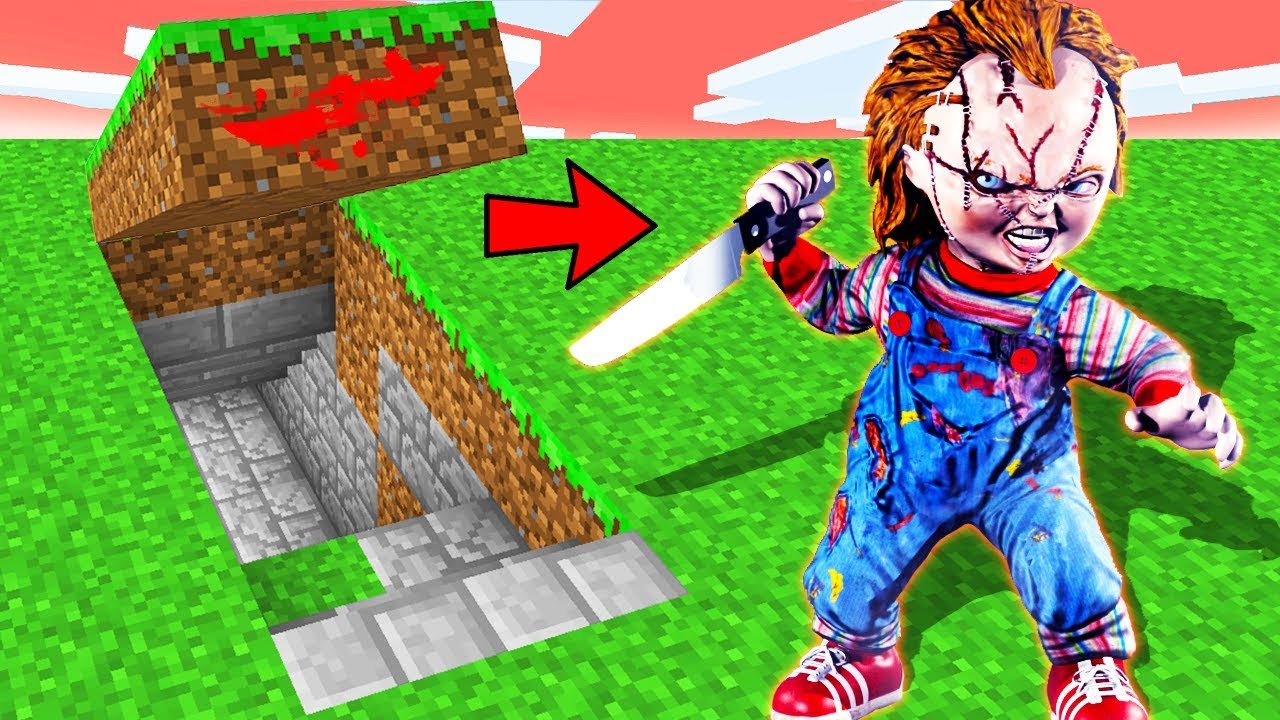 NOS ESCONDEMOS en el BÚNKER SECRETO de CHUCKY en MINECRAFT | CHUCKY EN MINECRAFT ROLEPLAY - YouTube