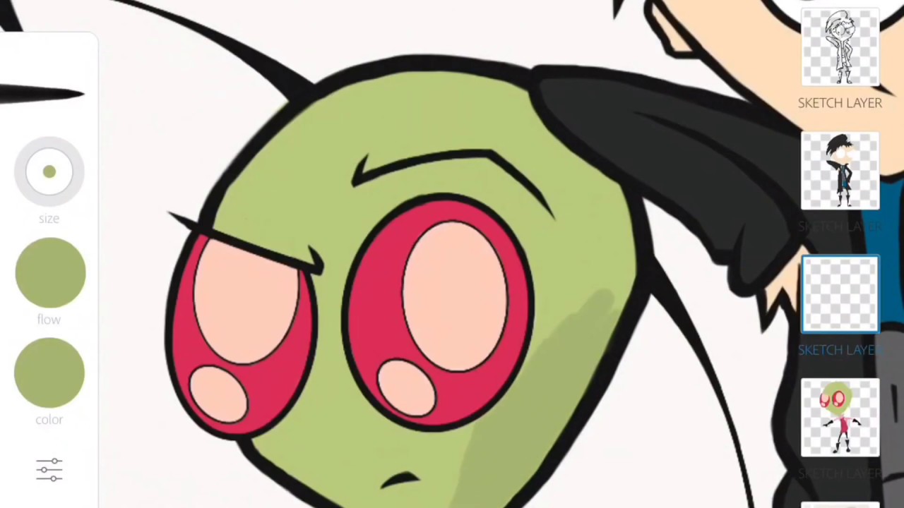 ~Speedpaint~ Invader Zim | ZaDf - YouTube