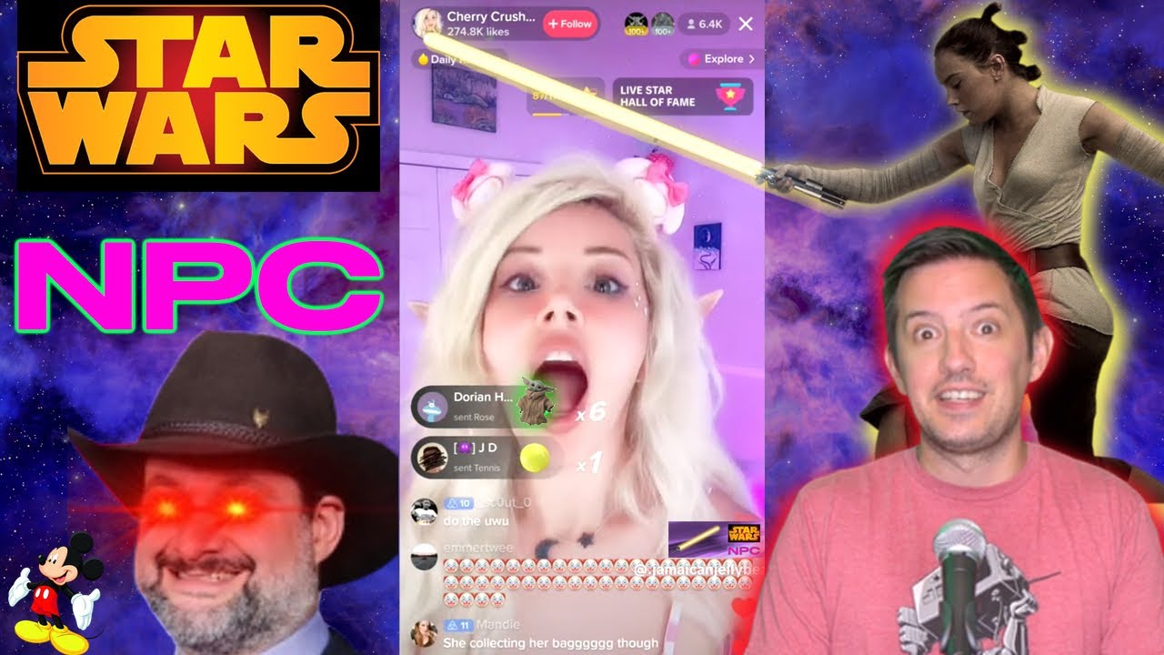 Star Wars NPC TikTok Live Streamer - Disney is Yum! - YouTube