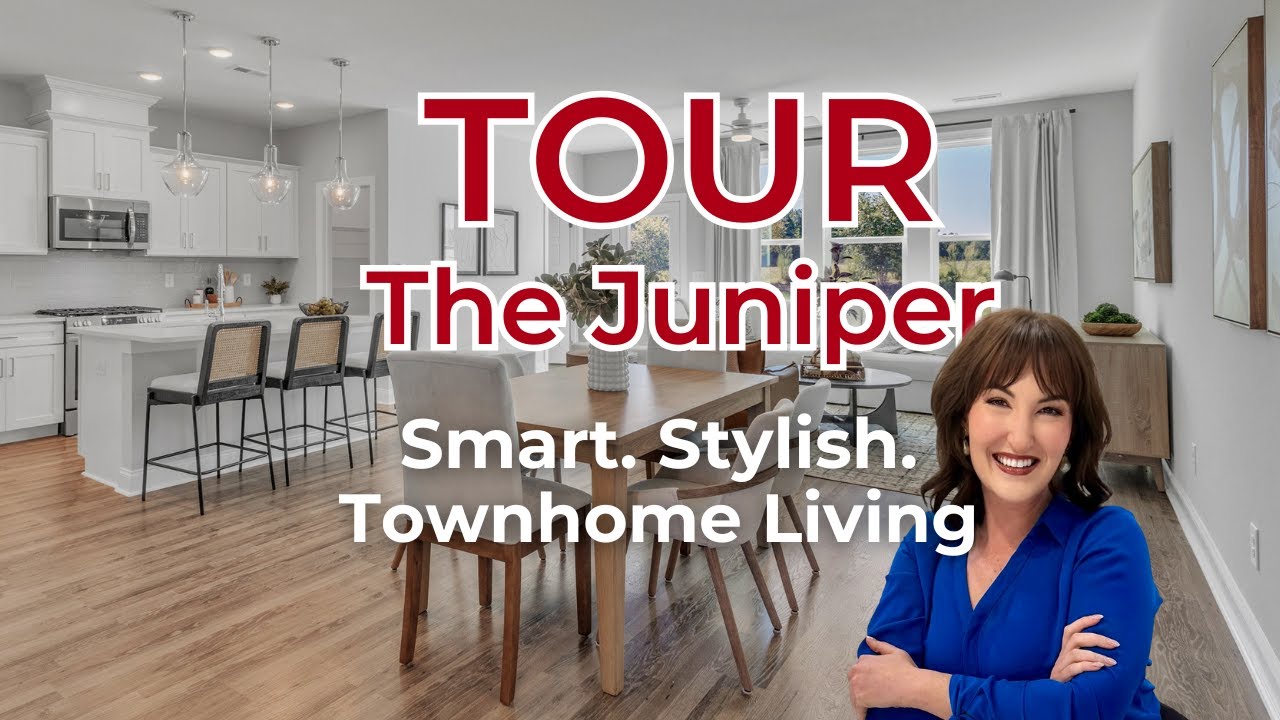 Guided Townhome Model Tour - The Juniper Plan - YouTube
