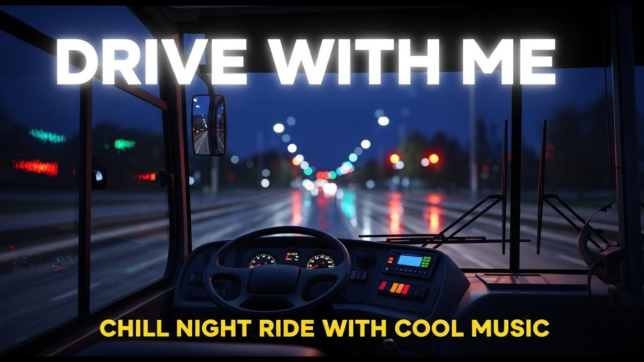 Night City Drive 🚍 | Chill Bus Simulator Ride + Cool Music Vibes - YouTube