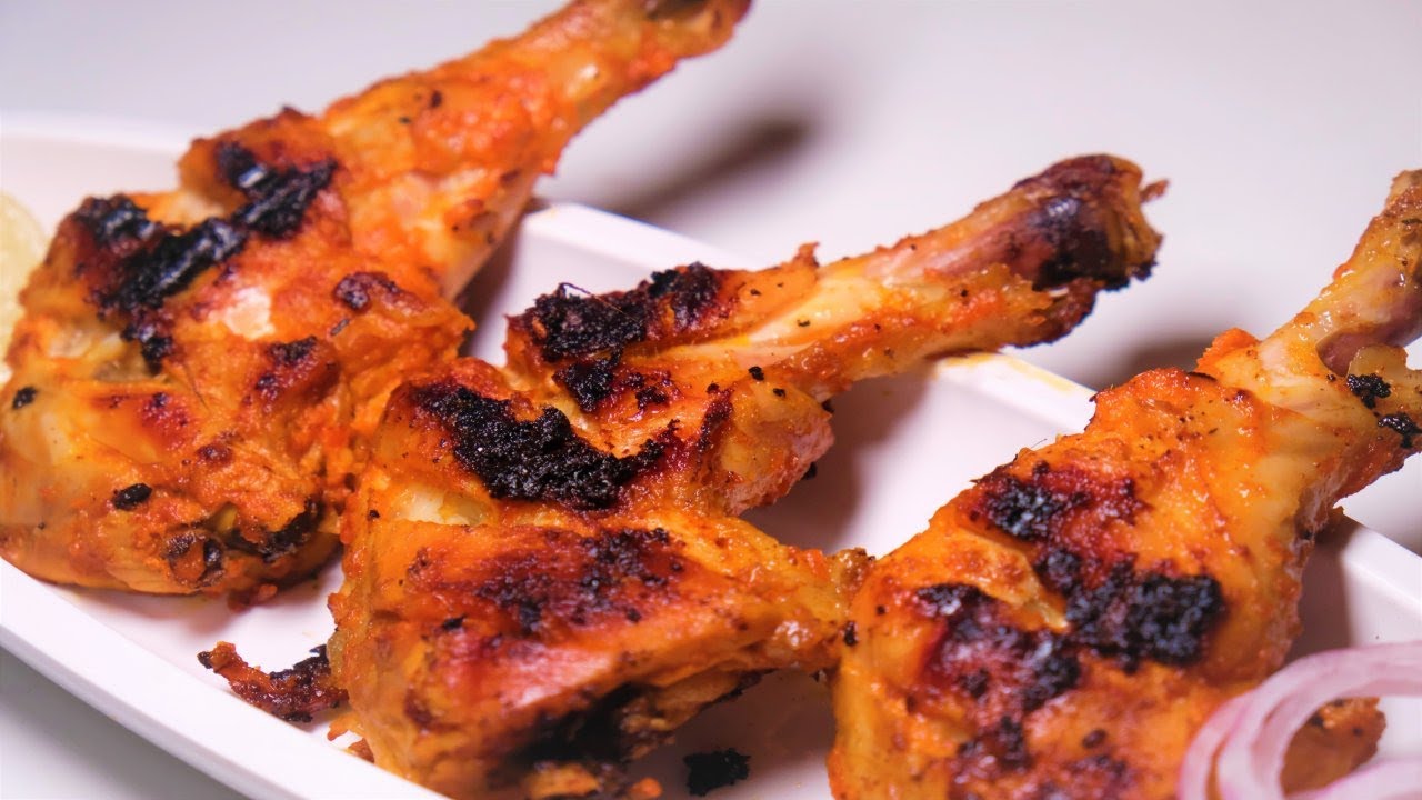 How To Make Smoked Peri Peri Chicken On Grill Pan || Tandoori Special ...