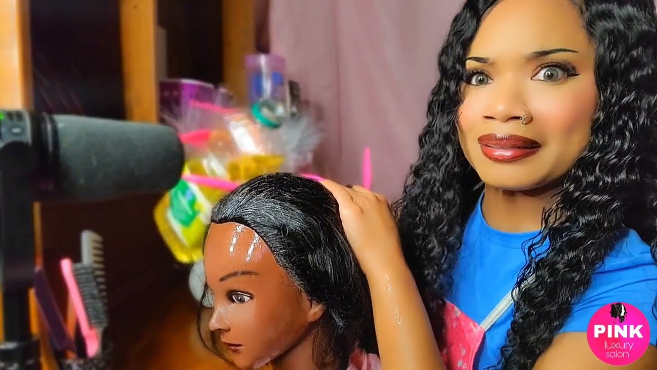 ASMR ~ GHETTO Hairstylist Gives You A Tingly Facial Treatment 💖 ...