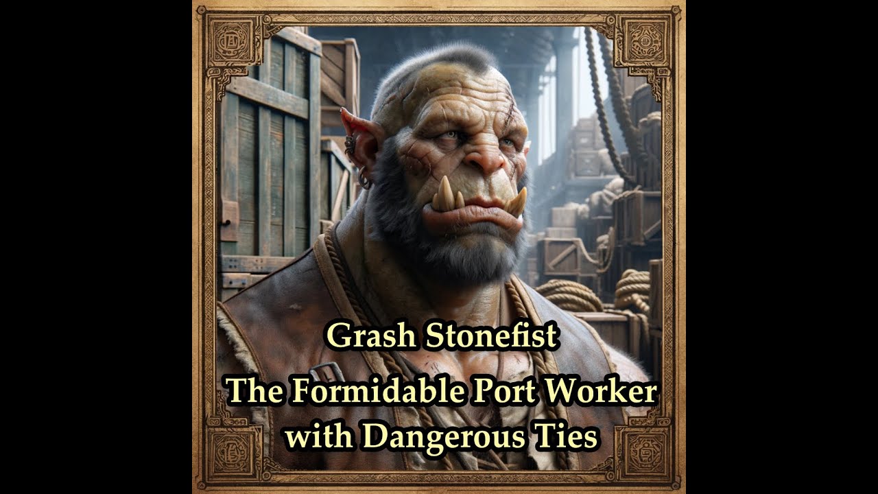 Grash Stonefist - The Powerful Port Worker with Dangerous Ties ...