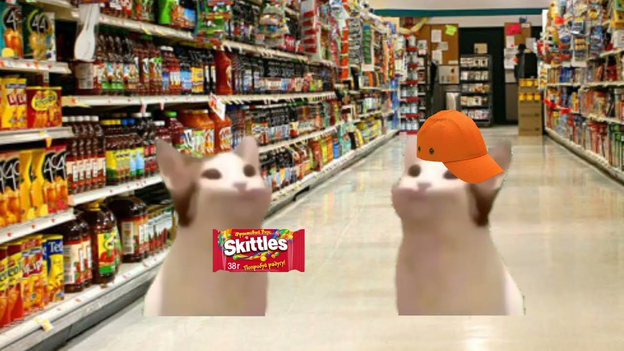 Skittles meme - pop cat version - YouTube