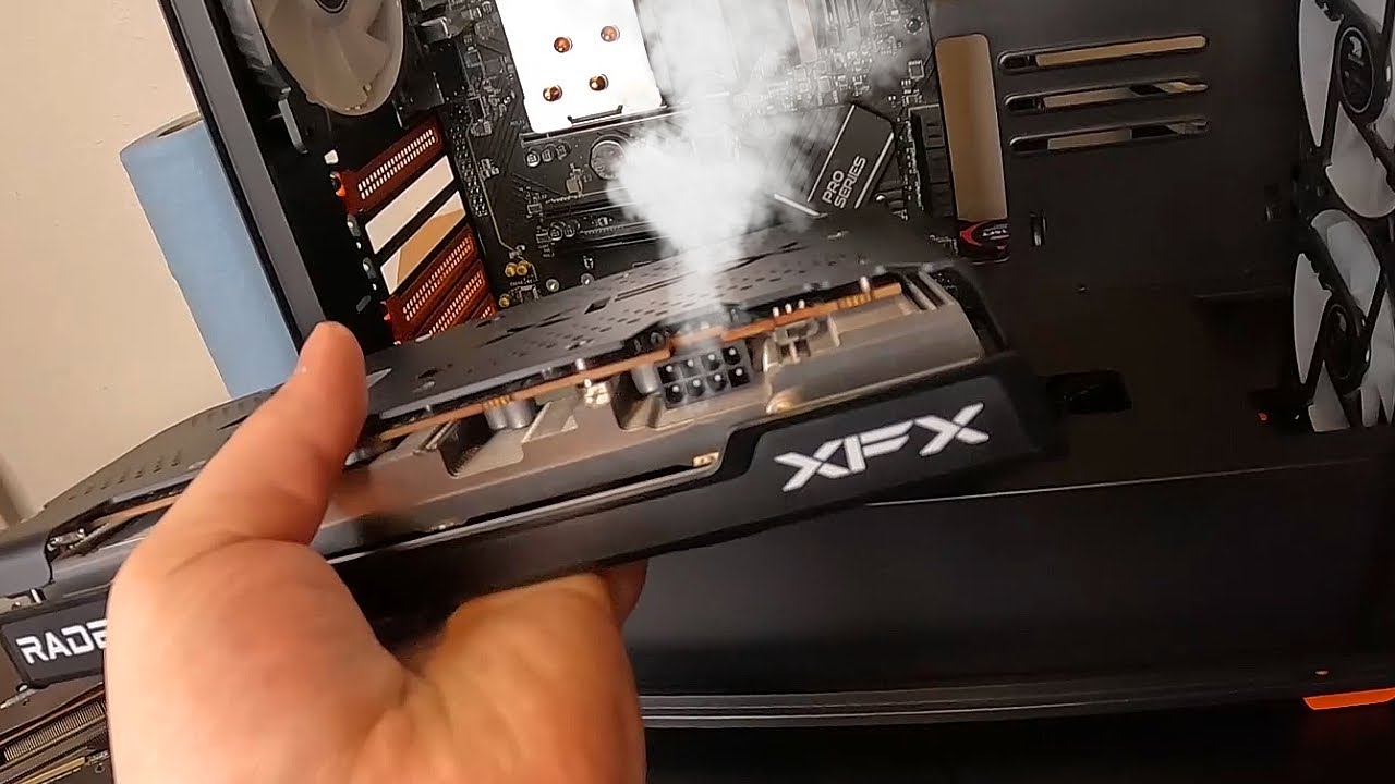 This Graphics Card Exploded! PC Flip Gone Wrong - YouTube