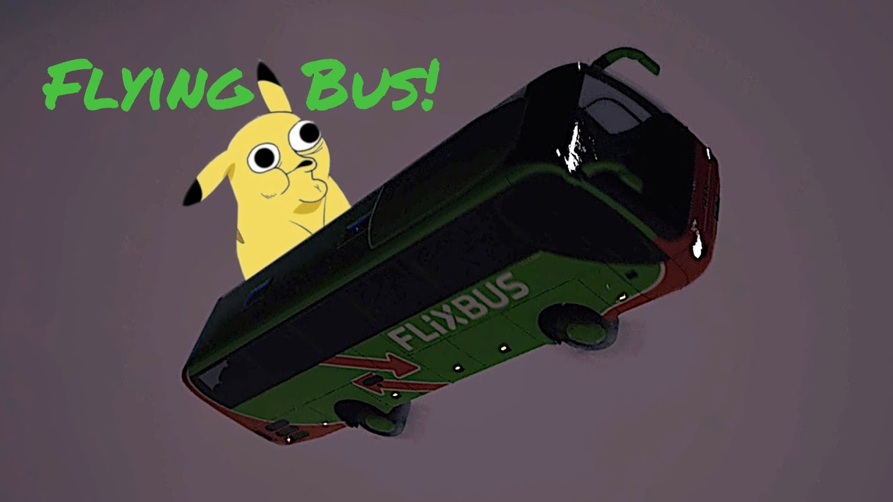 Flying Bus! "Driving Off the Edge of the World!" - YouTube