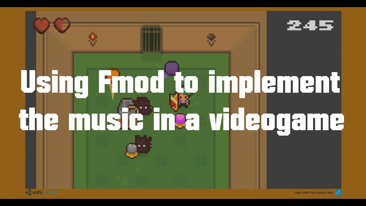 Using FMod to implement the music of a videogame - MalagaJam12 - YouTube