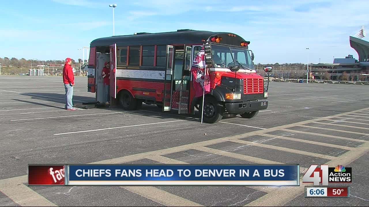 Chiefs party bus gets national attention - YouTube
