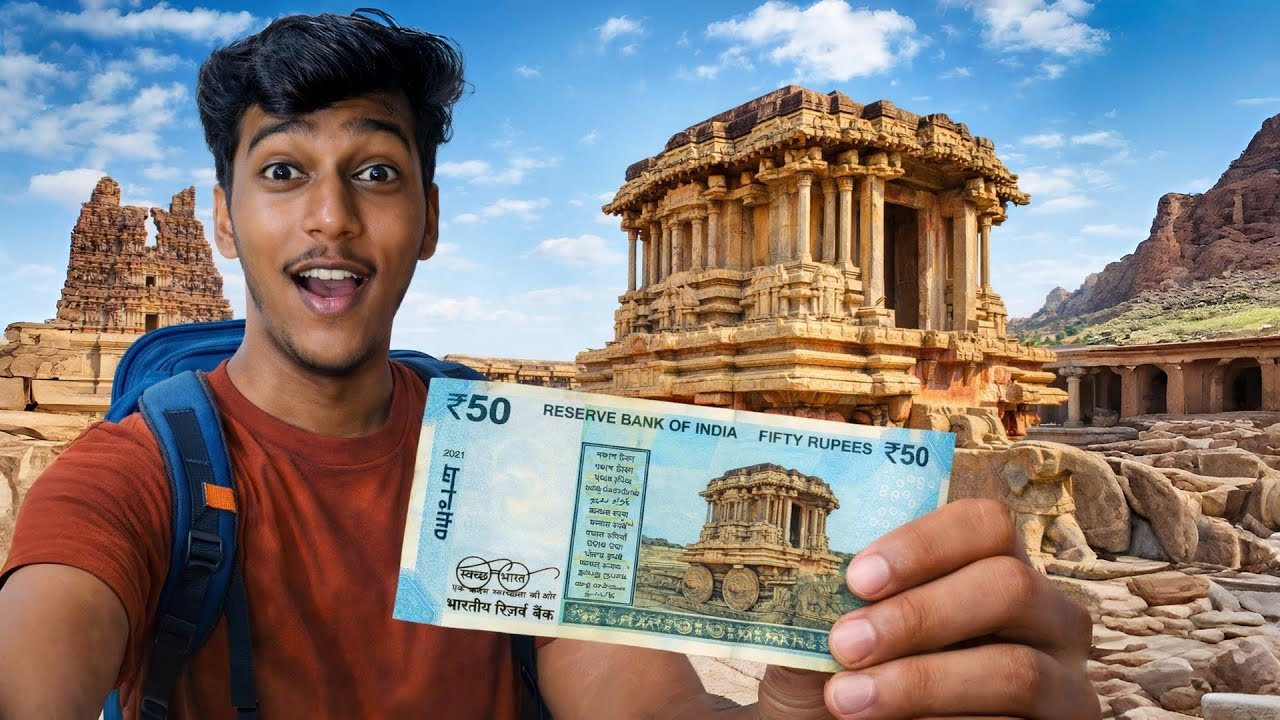I Went To See Hampi’s ₹50 Note STONE CHARIOT | Vijaya Vittala Temple ...