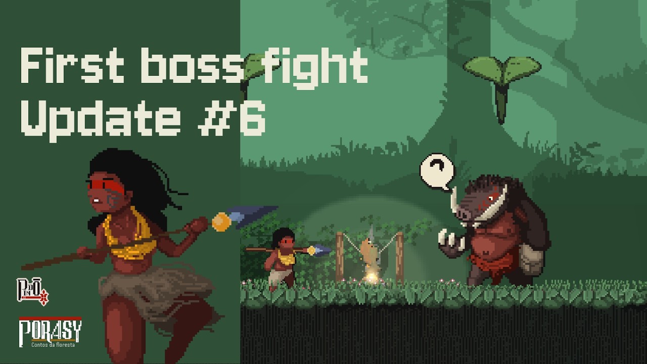 First Boss fight on my Indie Game using Godot: Porasy VS AoAo - YouTube