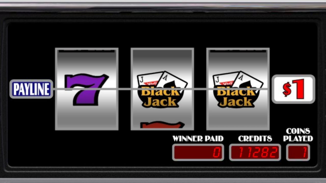 BLACK JACK Old School Slots - YouTube
