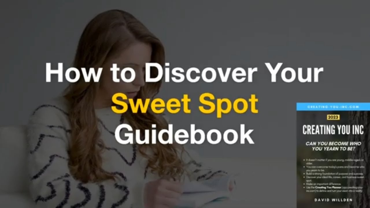 How to Discover Your Sweet Spot - Book - YouTube