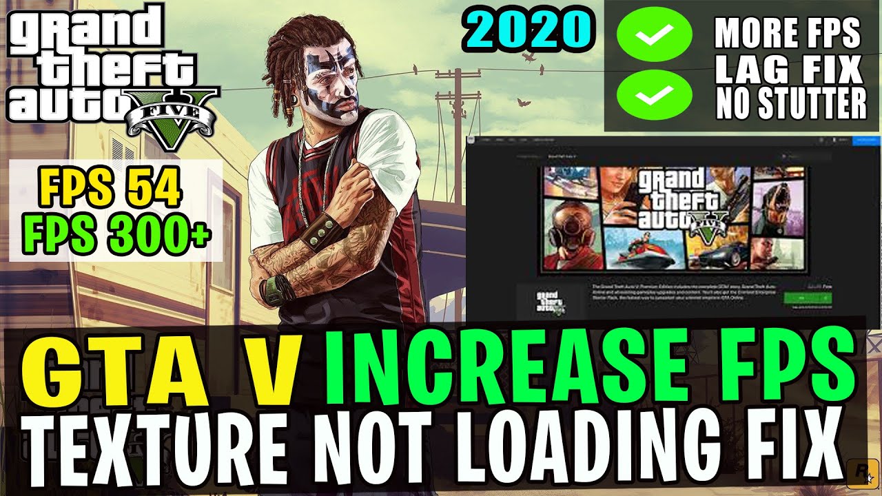 🔧 GTA 5 Increase FPS / Performance And Fix Lag On Low End PC | GTA 5 ...