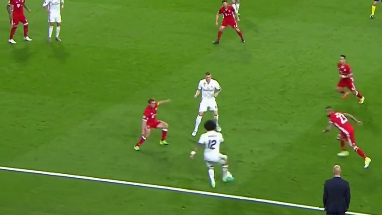 Marcelo vs Bayern Munich Skills 18/04/17 - YouTube