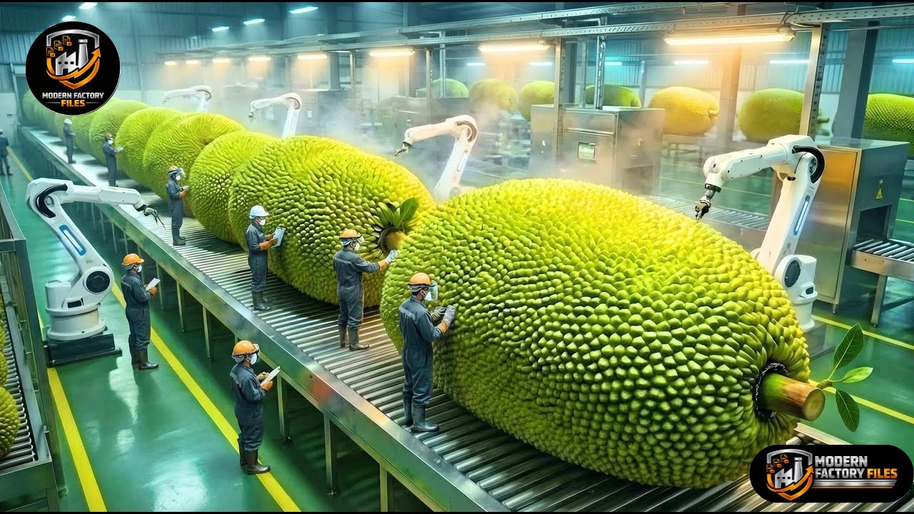 Inside the 50,000 LB Jackfruit shells|The HYPNOTIC Shredding of Modern ...