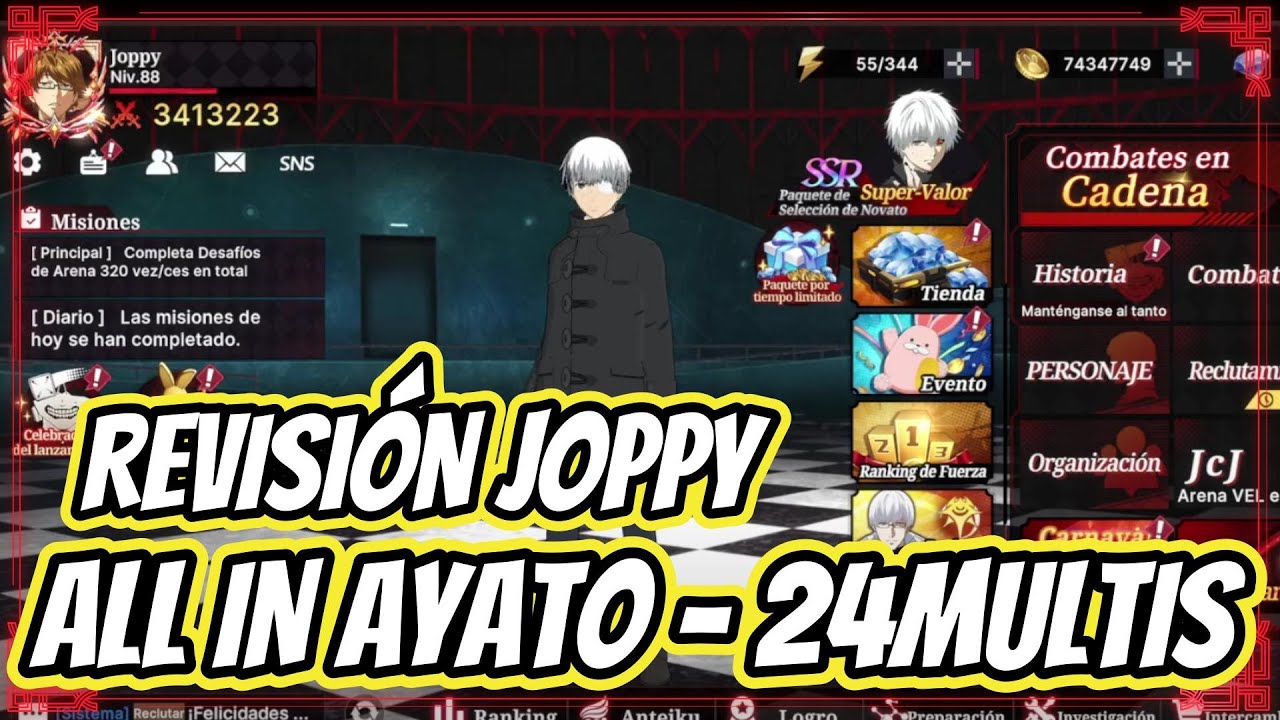 ⛓️ REVISIÓN Y MEGA ALL IN CUENTA JOPPY - TOKYO GHOUL ⛓️ #tokyoghoul # ...