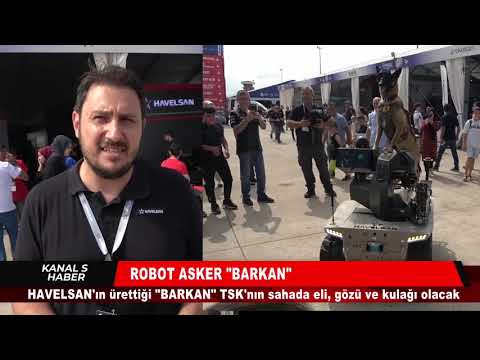 Robot Asker 'Barkan'! HAVELSAN'ın Ürettiği 'Barkan' TSK'nın sahada eli, gözü ve kulağı olacak