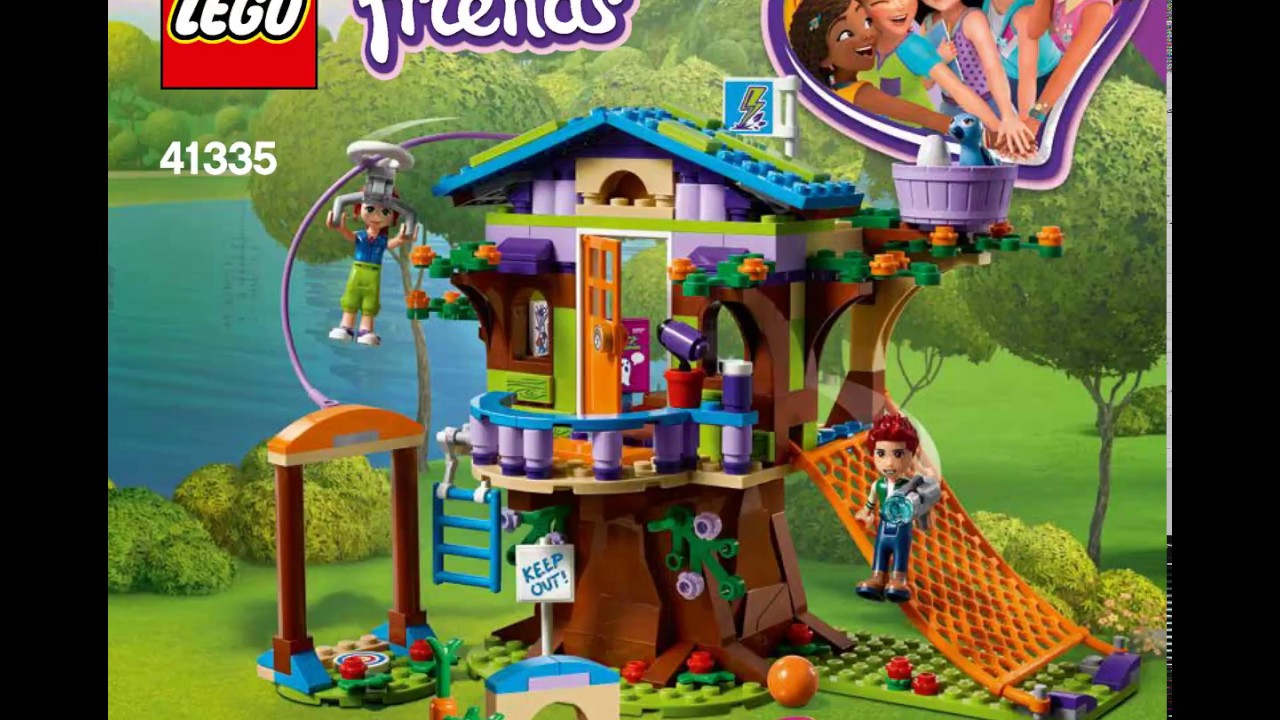 Lego Instructions 41335 Friends Mia's Tree House 2018 - YouTube