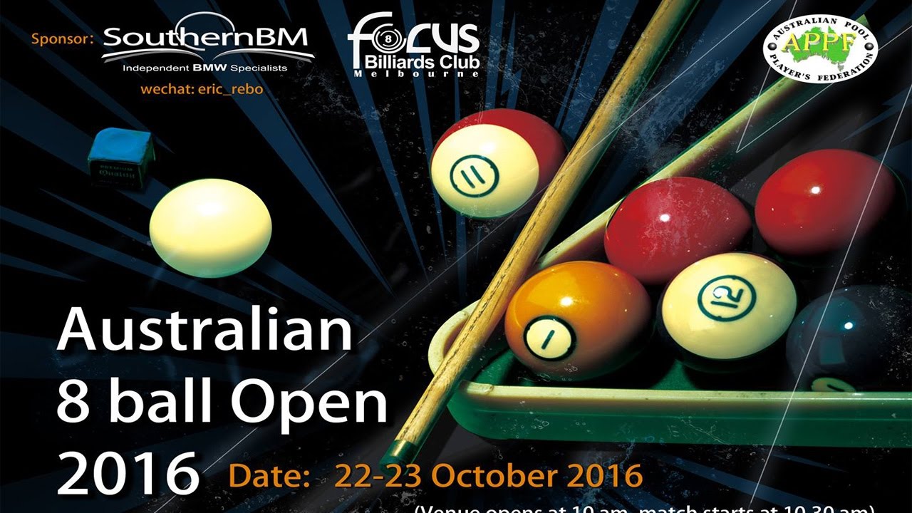 Australian Open 8 Ball 2016 | FINAL - YouTube
