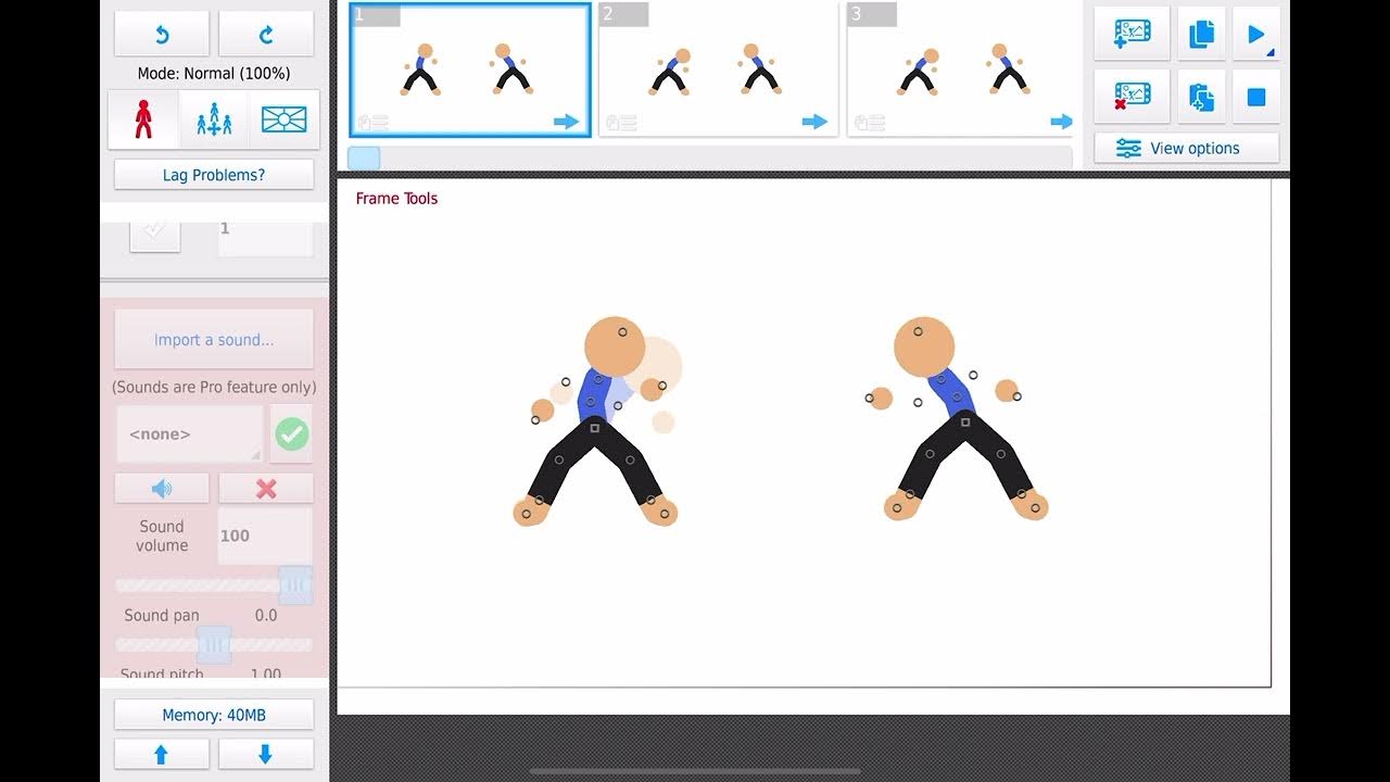 First animation in sticknodes I'm a beginner - YouTube