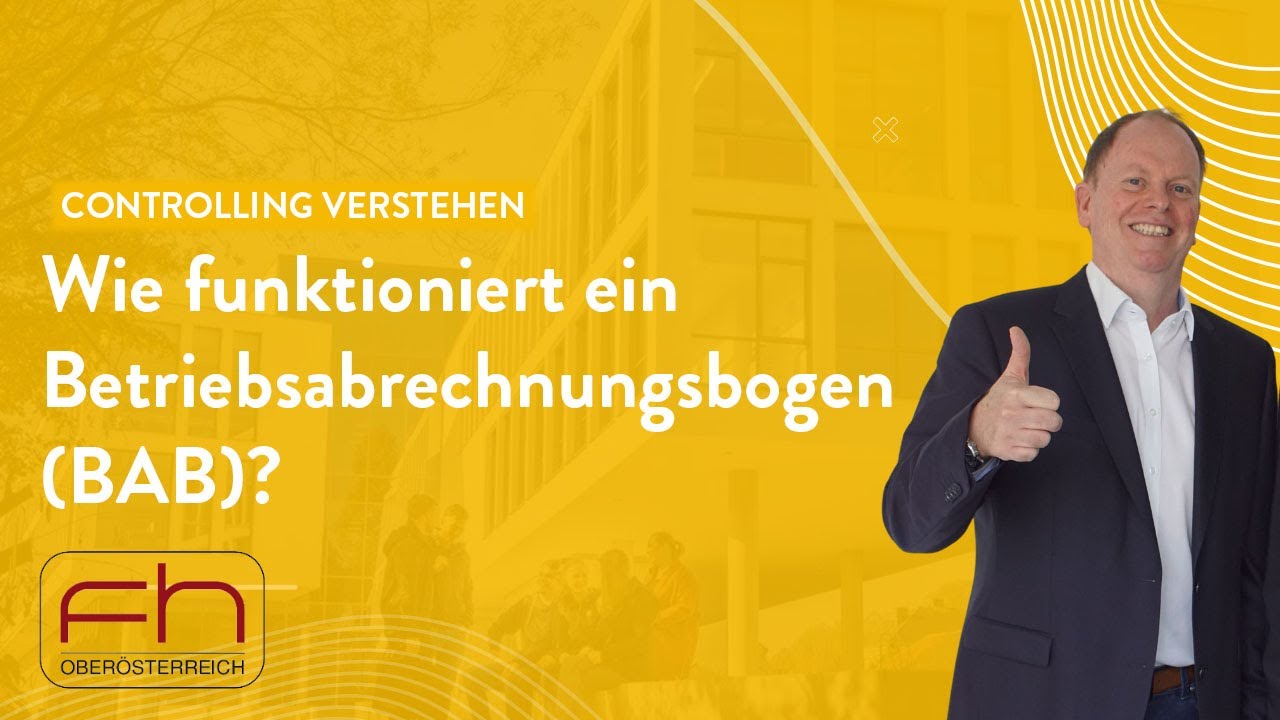 Wie funktioniert ein Betriebsabrechnungsbogen (BAB)? - YouTube
