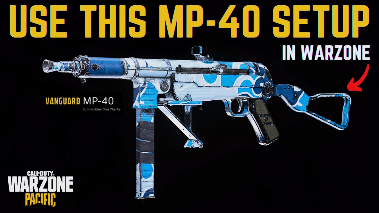 Use This MP40 Class Setup in Warzone!! (Best MP40 Class Setup) - YouTube