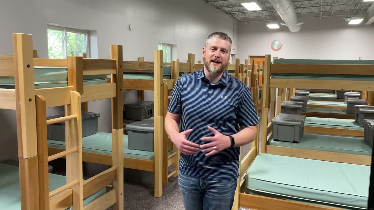 Men’s Shelter Bunk Beds - YouTube