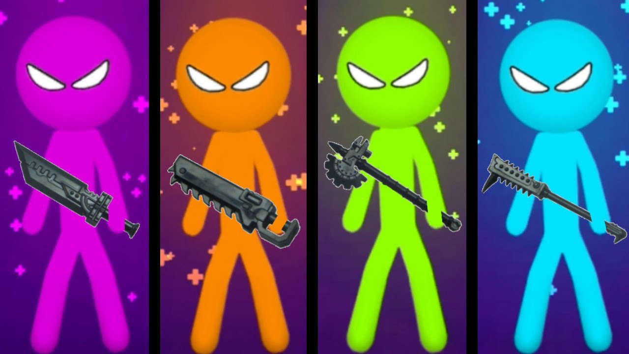 Stickman Party BATTLE Gameplay MINIGAMES 4 Players Games ( android ...