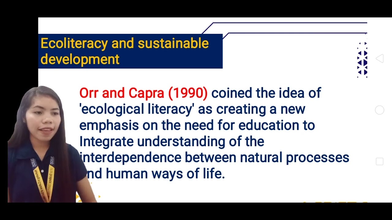 What is Ecoliteracy? - YouTube