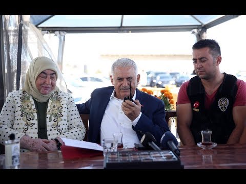 Başbakan Yıldırım, polis telsizinden güvenlik güçlerinin Kurban Bayramı'nı kutladı - 01.09.2017